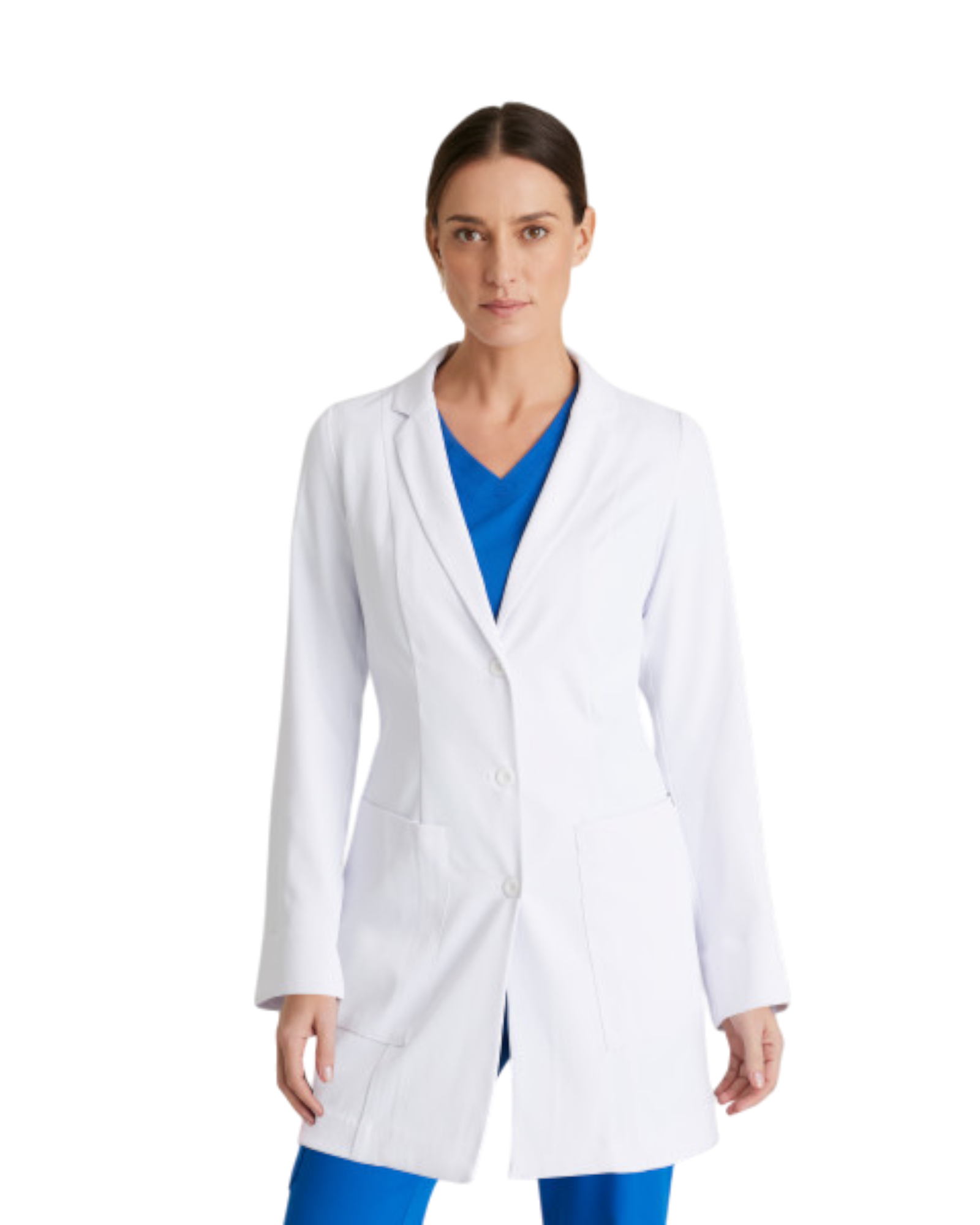 Women's 3 pocket 30" 3 button lab coat Barco #BRC961 – Uniformes Sélect
